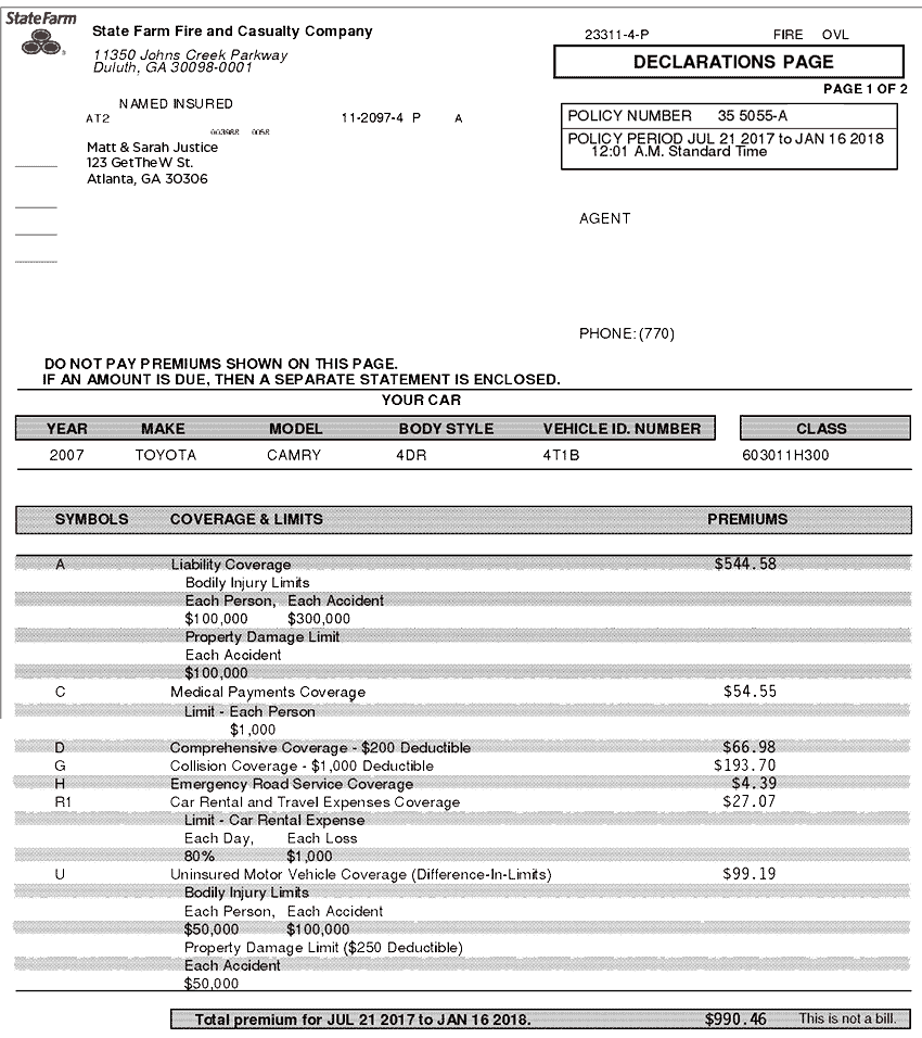 How To Get Insurance Declaration Page News Word