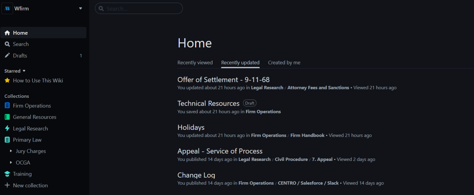 Creating A Free Self Hosted Knowledge Base For Your Law Firm Using Outline Wiki Wetherington